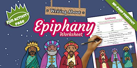 Design a Crown for Epiphany Activity Sheet
