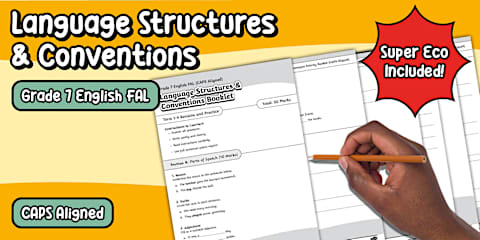 Grade 7 - English FAL - Word Conversion Exercises (CAPS Aligned)