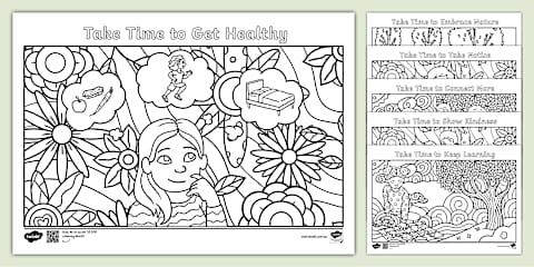 NAPLAN - Mini Mindfulness Colouring Sheets