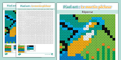Pixel art : Le printemps