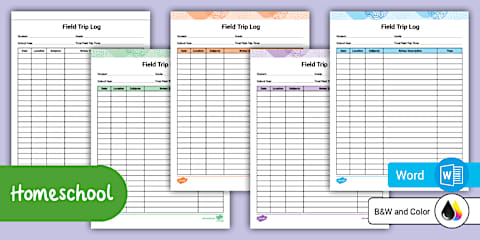 Editable Field Trip Checklist for Teachers