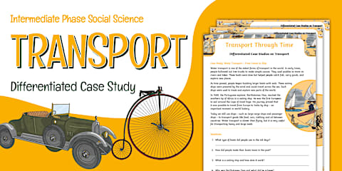 Grade 4 History -Term 3 Transport Through the Ages - Mini Assessment ...