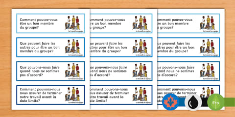 French-Language Grocery Store Conversation Prompt Cards