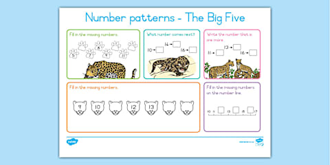 Grade 1 Maths: Number Patterns: Level 3