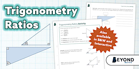 Trigonometry Missing Sides Walkthrough Worksheet