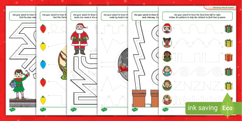 Santa's Sack Christmas List Writing Activity