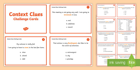 ESL Using Context Clues PPT [Kids, A2]