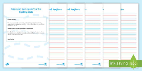 Australia Years 5-6 Handwriting Lines