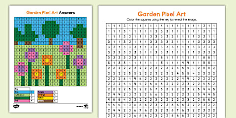Rocket Pixel Art Template
