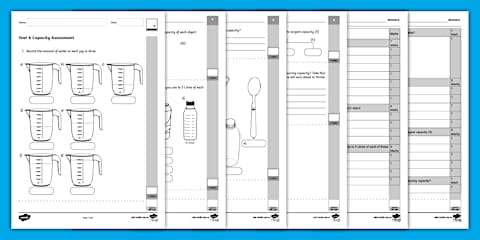 Volume and Capacity Word Problems - Primary Maths Resources