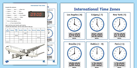 Time Zones Differentiated Labelling Activity
