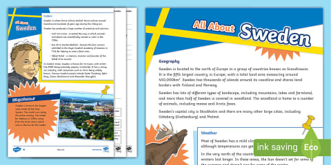 KS2 Sweden Fact File