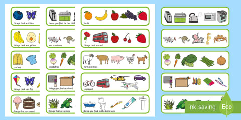 Divergent and Convergent Naming | Matching Activity