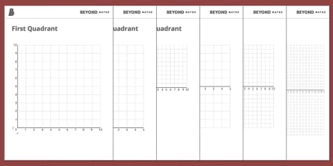 Printable Maths Grids and Paper Pack