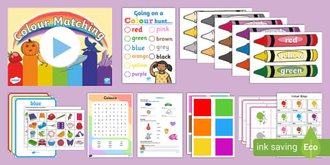 ESL Colour Hunt Worksheet [Kids, A1]