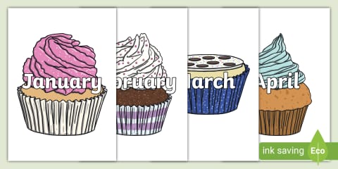 Cupcake Birthday Display