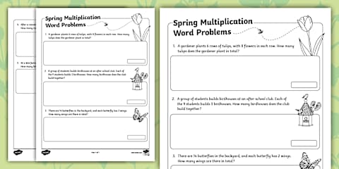 Third Grade Math Problem of the Day: 12-Months of Activities Pack