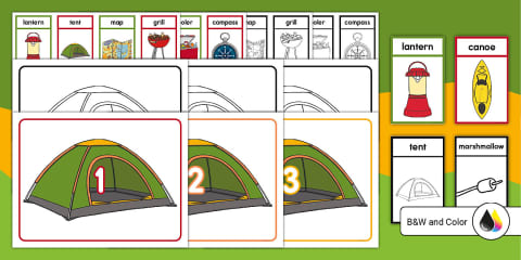 S'mores Sequence and Write Worksheet