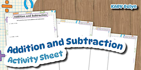 Grade 4 Mathematics – Addition and Subtraction Story Sums Activity ...