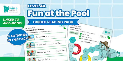 Level 4a Decodable Readers: Fun at the Pool