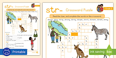 Grade 2 Phonics: str- Differentiated Worksheets