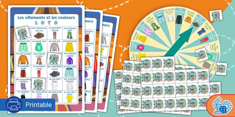French: Be a Fashion Designer Activity Sheet