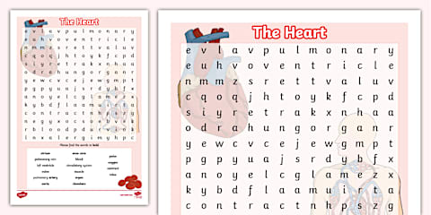 The Human Heart Labelling Worksheet