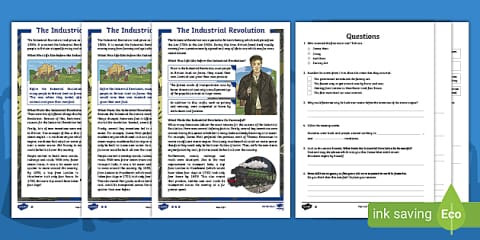 Industrial Revolution Inventions Matching Activity