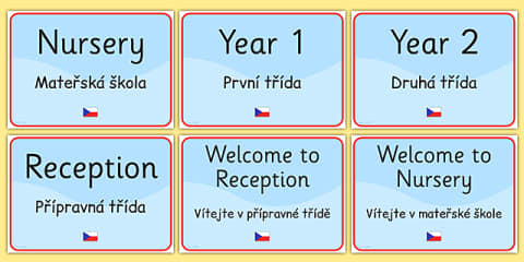 EAL Survival Vocabulary Cards - Czech