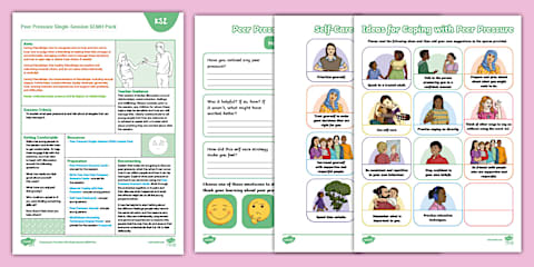 Avoid Negative Peer Pressure Poster