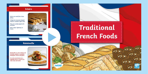 French Cuisine Fact File Template
