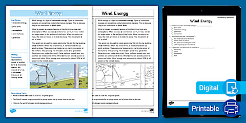 Wind Turbines Fact File