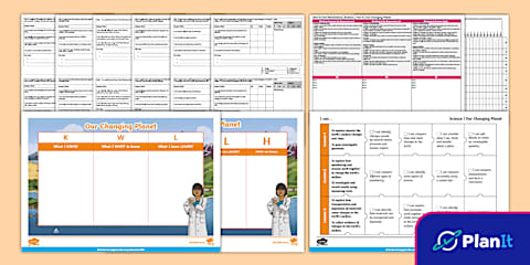 Year 5 Science Our Changing Planet Digital Journal