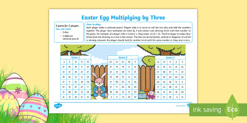 Easter Joke Multiplication Code Breaker Worksheet