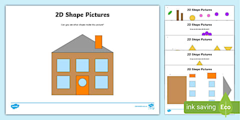 2D Shape Transport Picture Pack