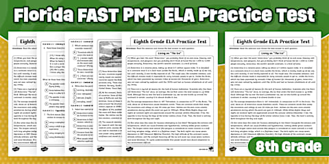 Eighth Grade ELA Reading Middle of the Year Assessment