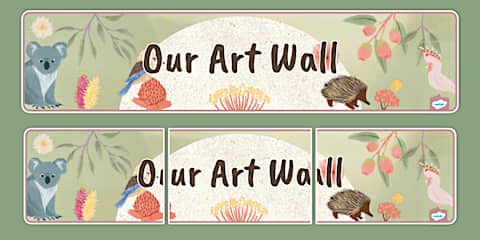 Our Learning Wall Display Banner