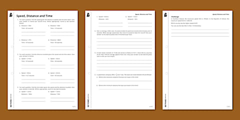 Relative Motion Worksheet