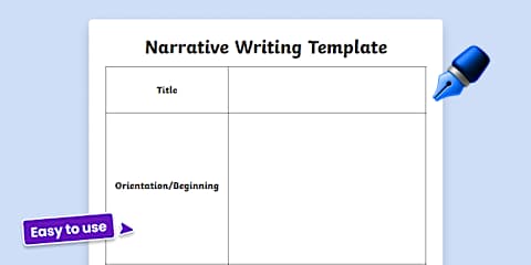 Narrative Plot Diagram Template
