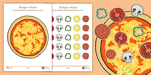 Paper Plate Pizza Craft Activity