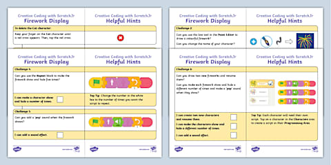 Scratch Activity Cards | Scratch/Scratch Jr Cards | Shapes