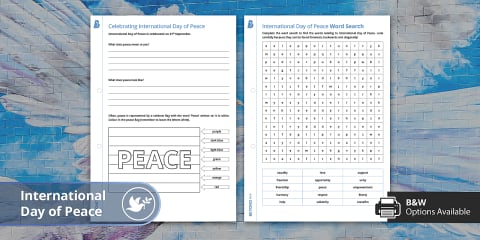 International Day of Peace Reading Comprehension