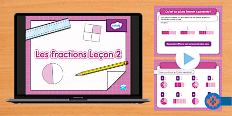 Fraction Representation Matching Activity Sheet French