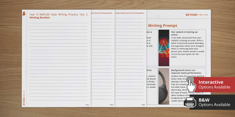 Year 9 NAPLAN Persuasive Writing Practice Test