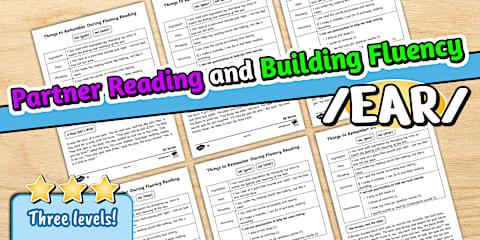 Fluency Pairs Feedback Form and Teacher Guidance Pack
