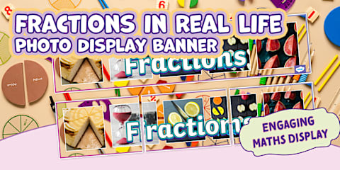 Fractions Wall Display Poster