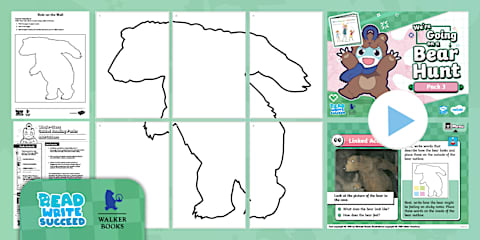 We're Going on a Bear Hunt Hook Into a Book Inspiration Pack [Year 1]