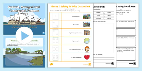 My Community Activity Worksheet | EYLF and F-2 | Twinkl