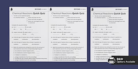 Balancing Chemical Equations Walkthrough Worksheet