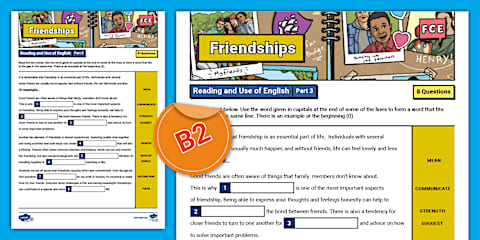 B2 First FCE Exam Prep Lesson by Twinkl